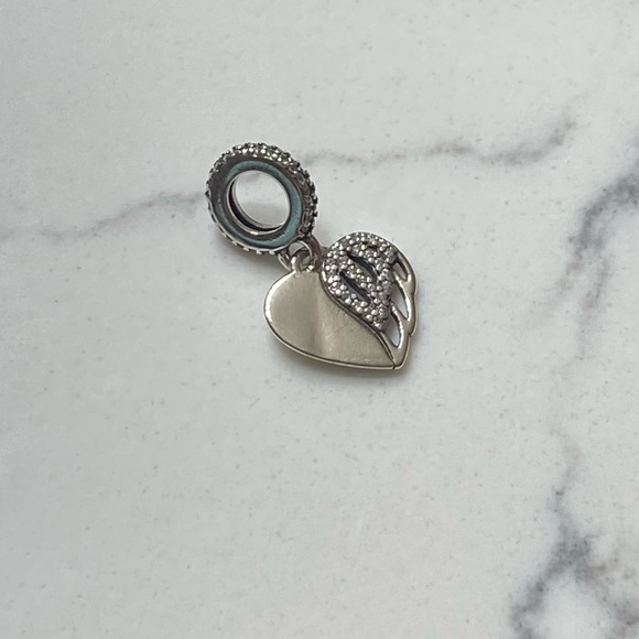 Jewelry | Authentic Heart Angel Dangle Charm | Poshmark